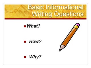 Common Core Informative/Explanatory Writing | PPTX