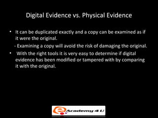 Preserving and recovering digital evidence | PPT