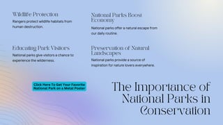 Preserving National Treasures: Protecting Our Natural Wonders | PPT