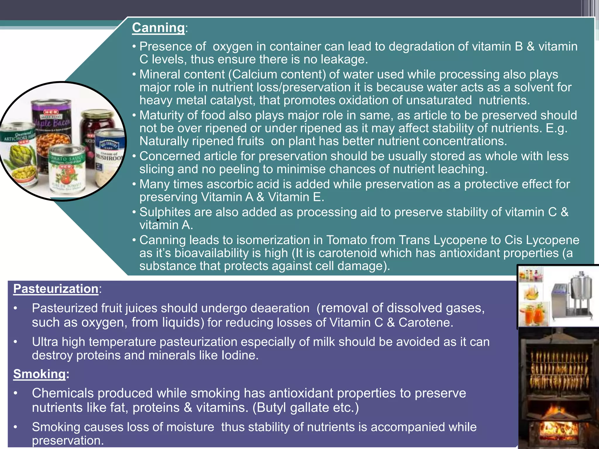 Preserving Nutrients in Food/Preservation of Nutrients | PPTX