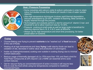 Preserving Nutrients in Food/Preservation of Nutrients | PPTX