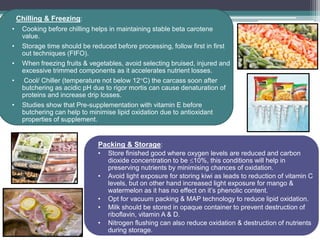 Preserving Nutrients in Food/Preservation of Nutrients | PPTX