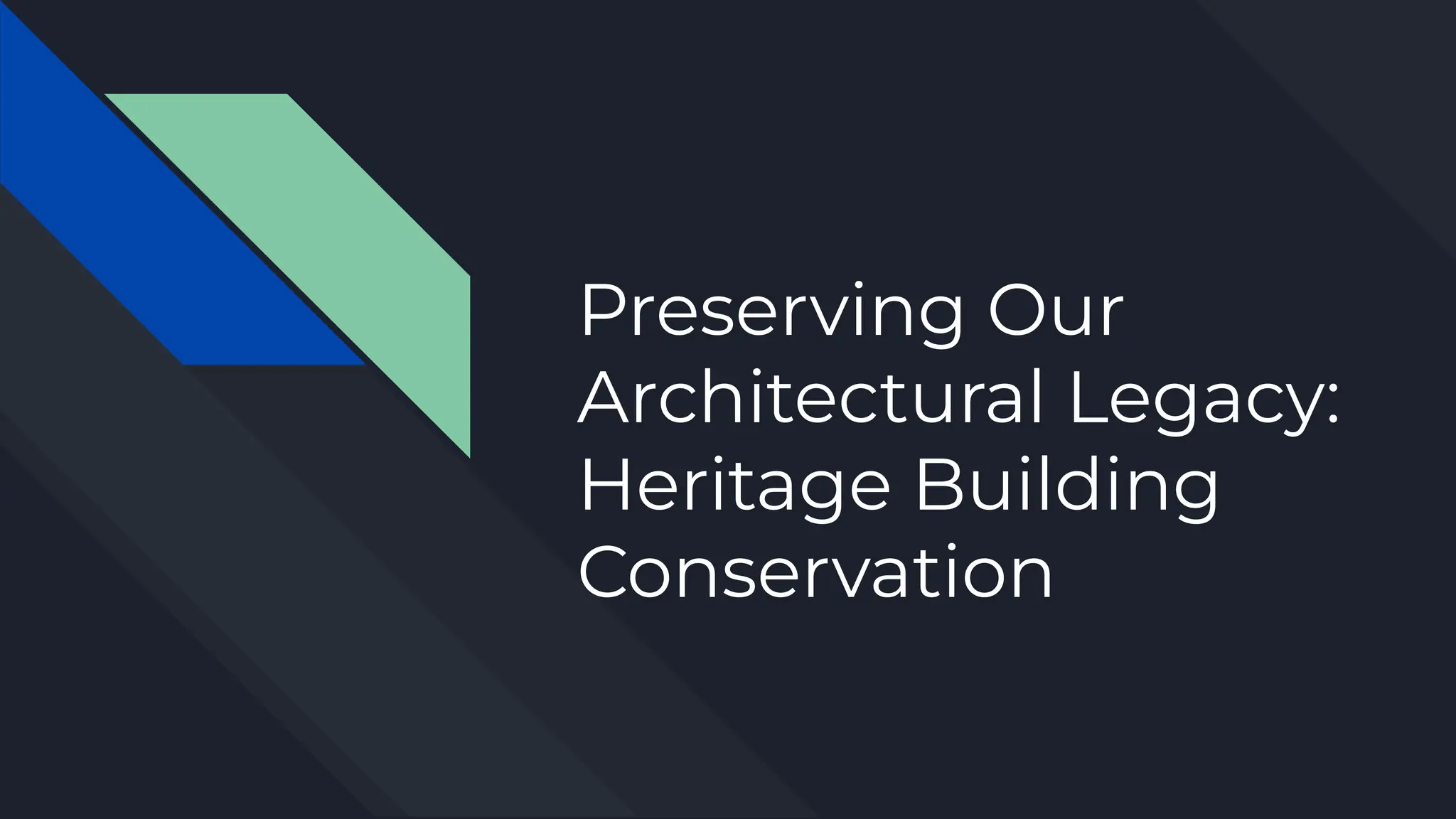 Preserving Our Architectural Legacy_ Heritage Building Conservation | PDF