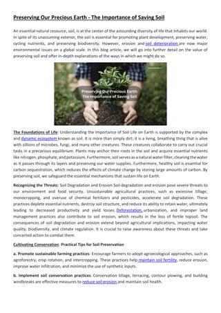 Preserving Our Precious Earth - The Importance of Saving Soil.pdf