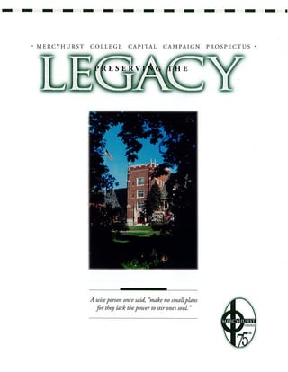 Preserving the Legacy -Campaign Prospectus | PDF
