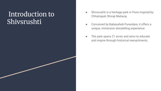 Preserving the Past - Why Shivsrushti Matters | PDF