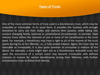 Preserving wealth for future generations – the benefits of a trust | PPT