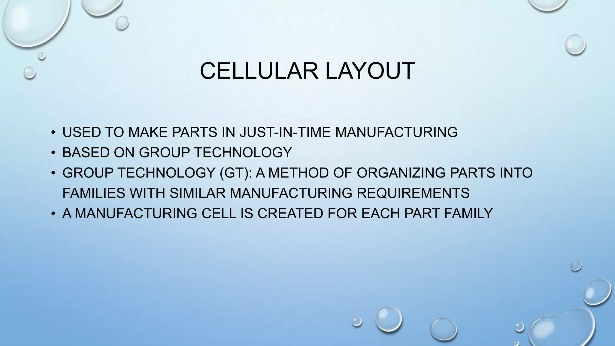Cellular LayOut | PPTX