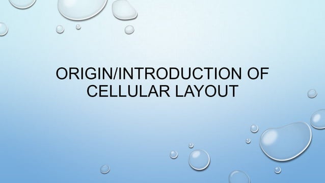 Cellular LayOut | PPTX