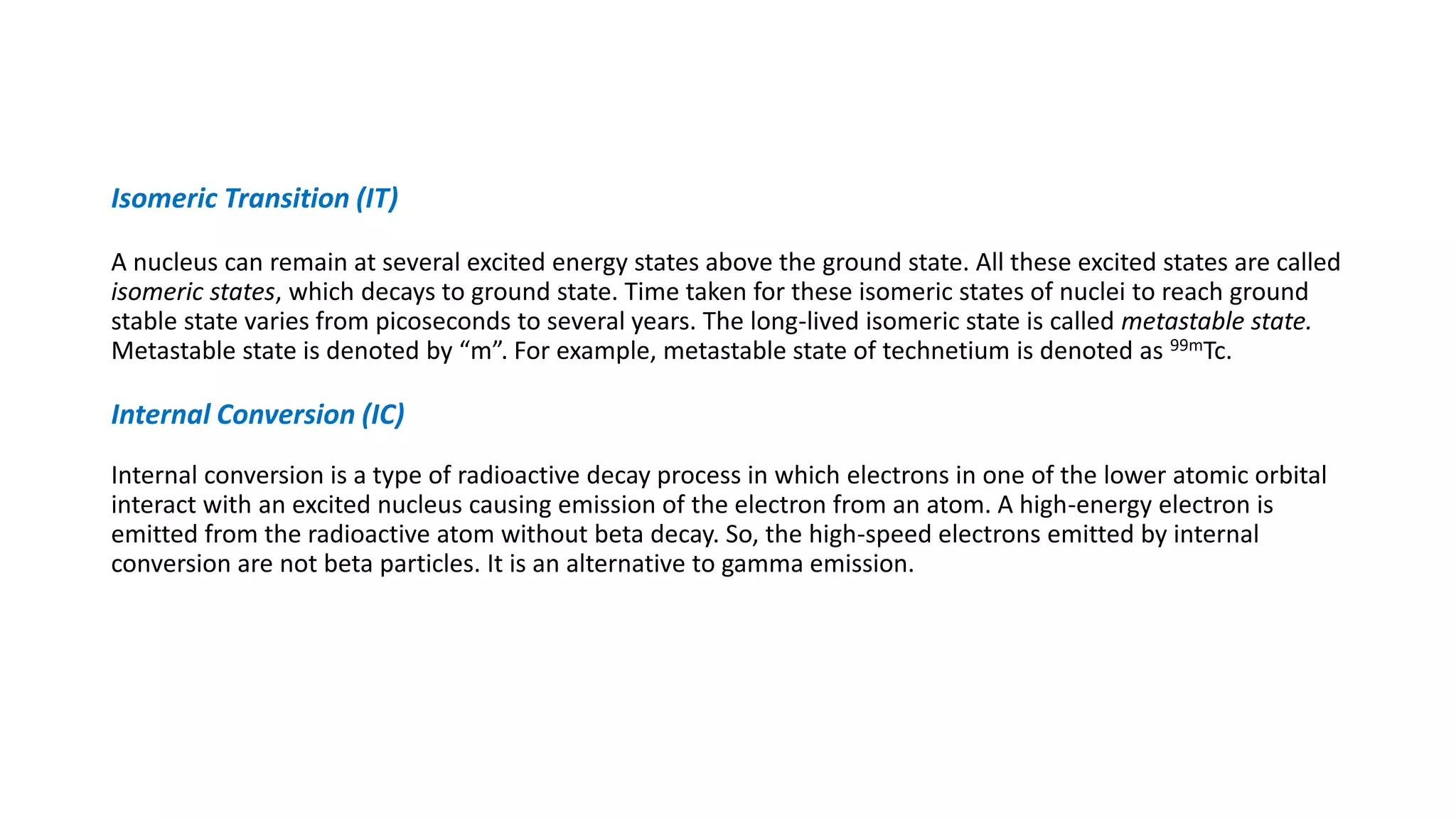 Presesntation radioisotopes techniques | PPTX