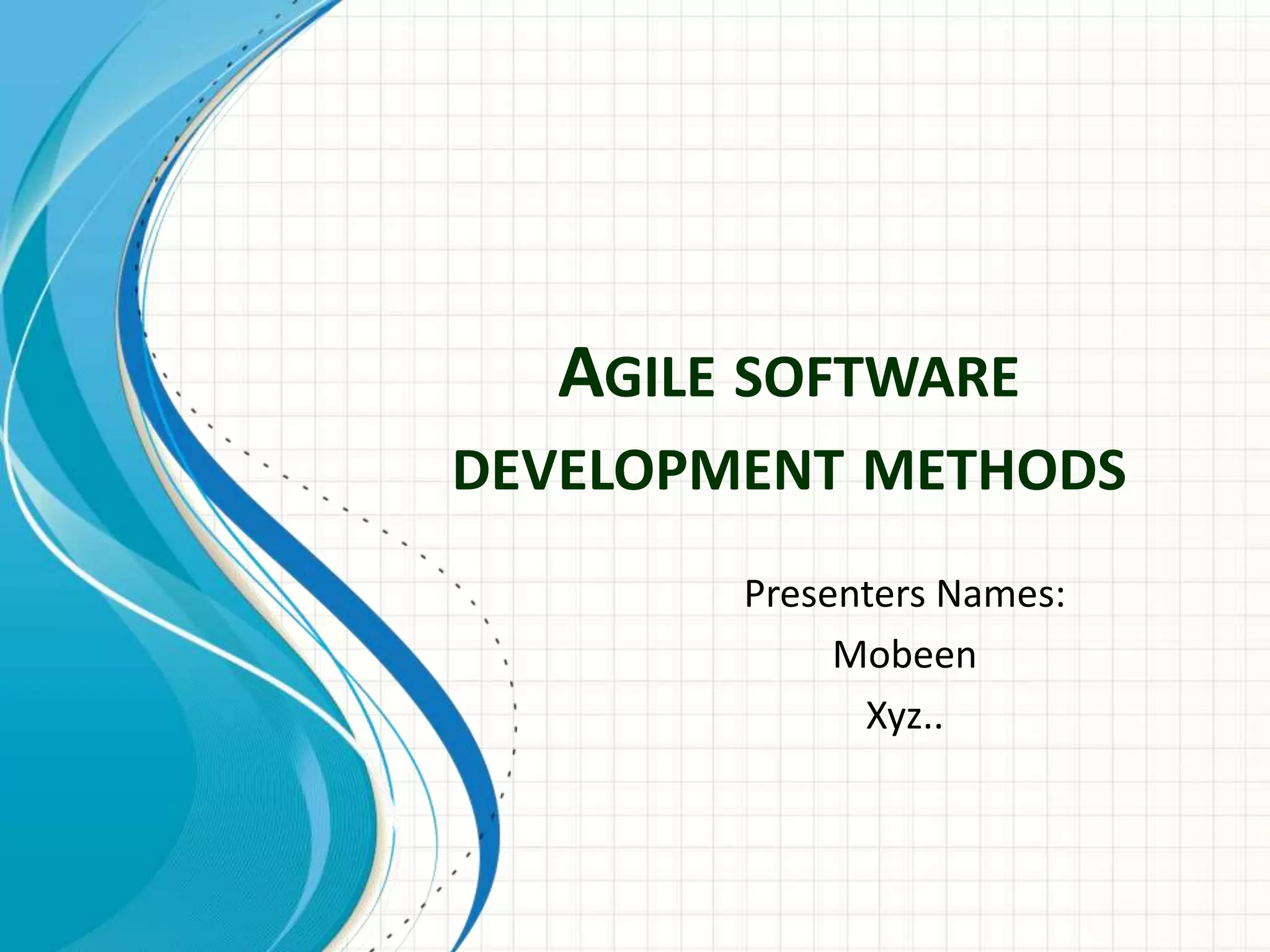 Agile software development process | PPTX | Computer Software and Applications | Computing