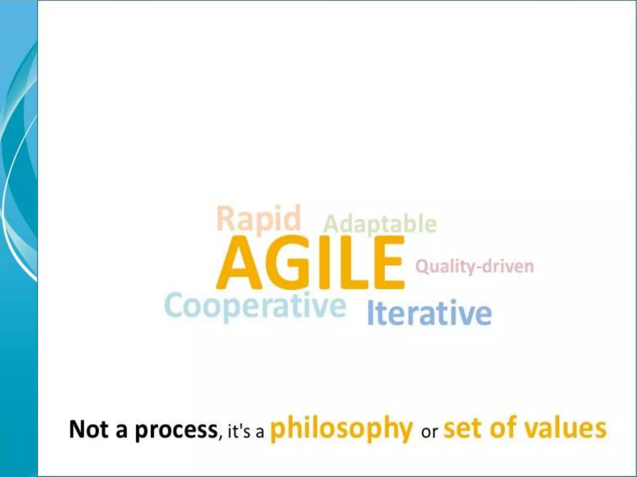Agile software development process | PPTX | Computer Software and Applications | Computing