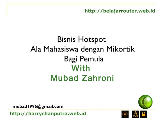 Presetasi hotspot Mubad Zahroni | PPT