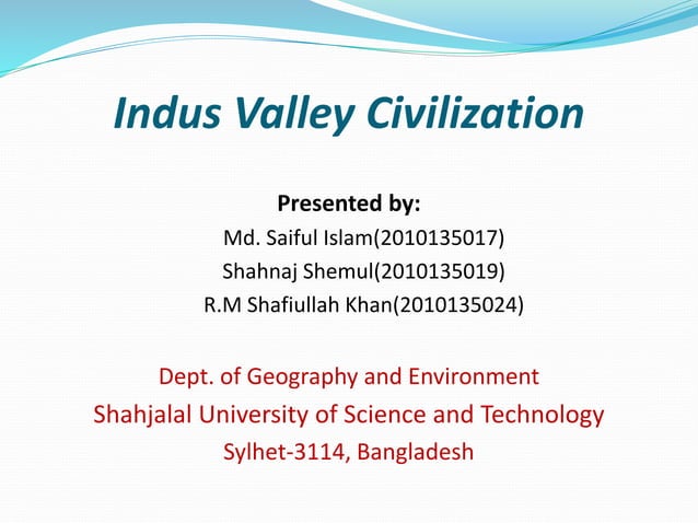 Indus Valley Civilization | PPTX | Hinduism | Religion & Spirituality