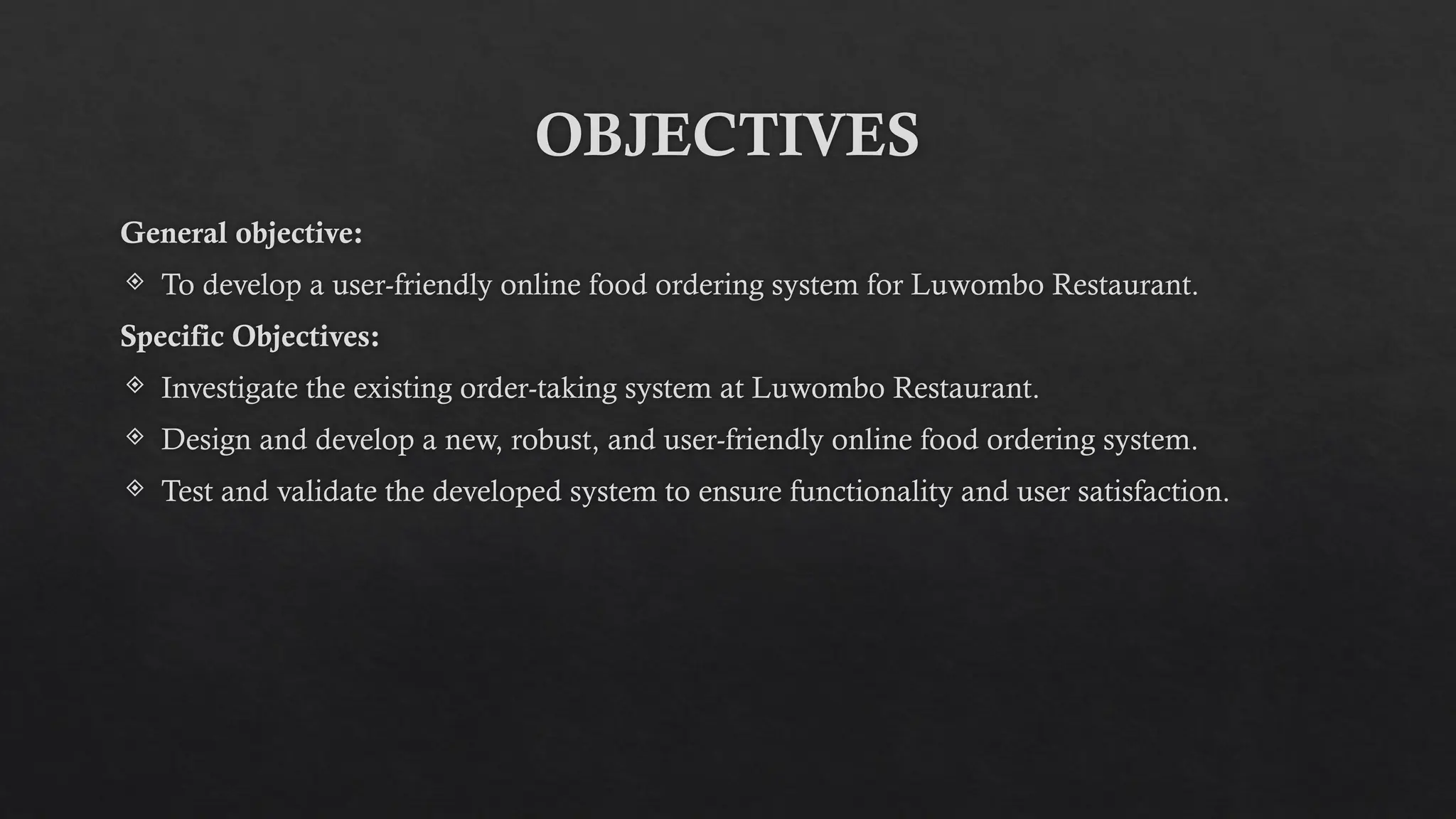 A ONLINE FOOD ORDERING SYSTEM CASE STUDY | PPTX