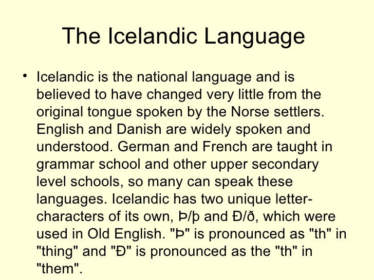 Presetation About Iceland
