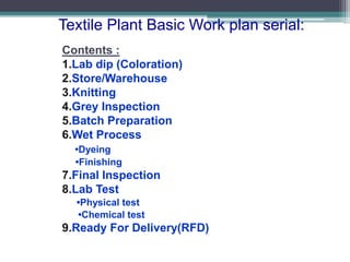 Presetation on factory visit | PPTX