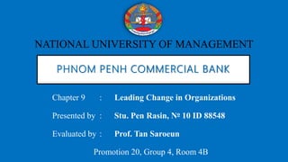 Resistance of Change (PPCBank) | PPT