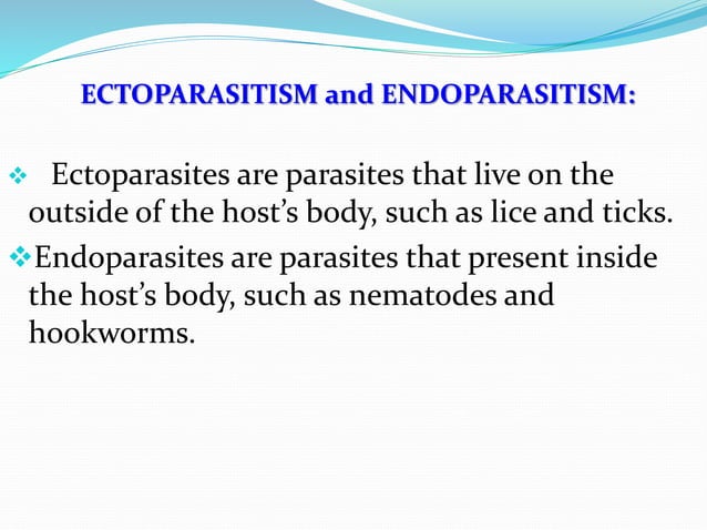 host parasite relationship | PPTX | Infectious Diseases | Diseases and ...