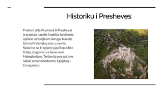 Presevo grad koji volim | PPT