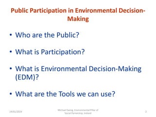 Environmental decision making in public health | PPT