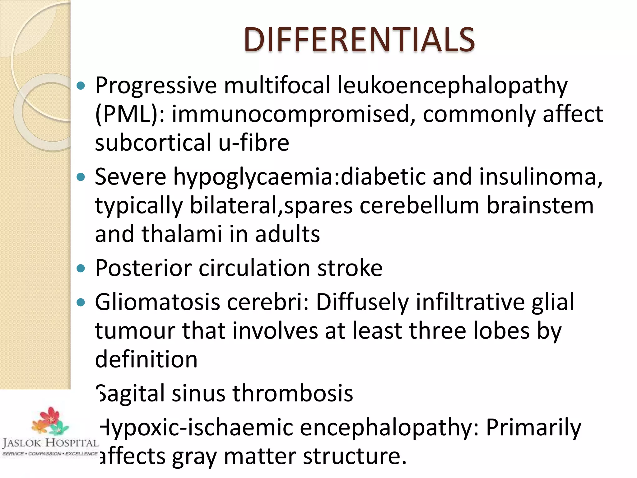 MRI SPECTRUM OF POSTERIOR REVERSIBLE ENCEPHALOPATHY SYNDROME | PPTX
