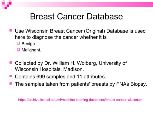 Breast cancer detection using Artificial Neural Network | PPT | Cancer ...