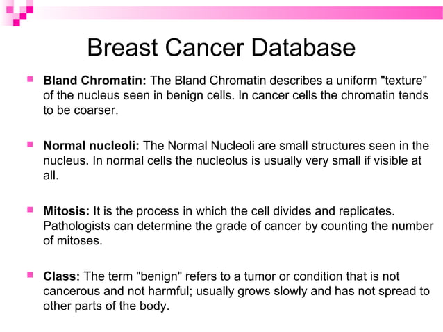 Breast cancer detection using Artificial Neural Network | PPT | Cancer ...