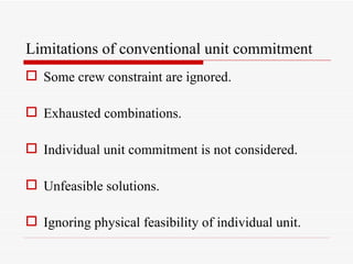 Unit Commitment | PPT