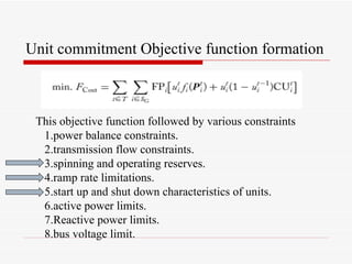 Unit Commitment | PPT
