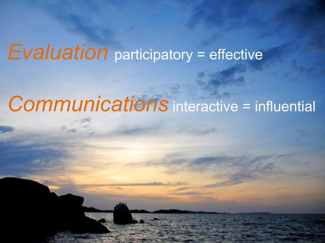 Communicating evaluation findings: challenges and opportunities | PPT