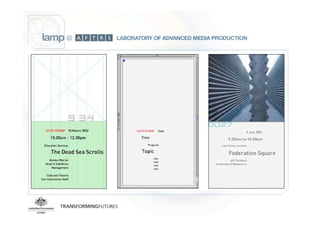 Design for Transmedia Audiences - Catherine Gleeson | PPT