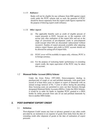 Preshipment credit | PDF