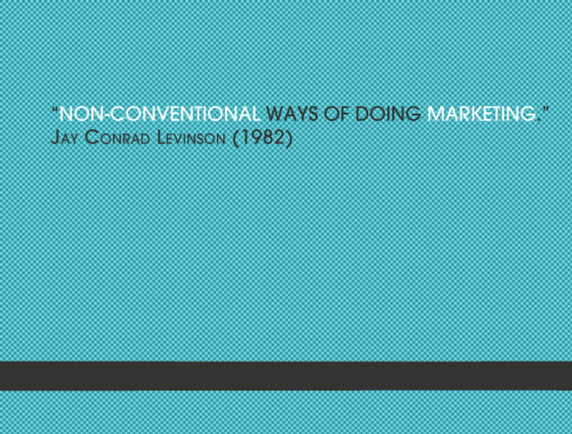Guerrilla Marketing: History and definition | PDF