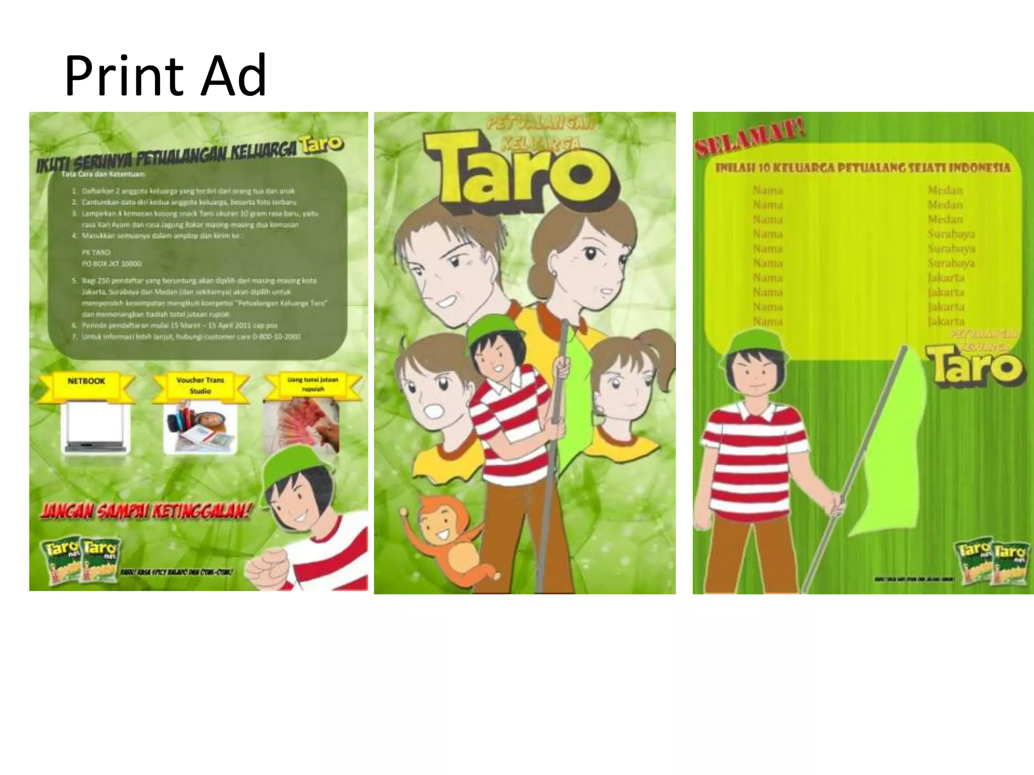 Advertising_strategy_Taro snack | PPT