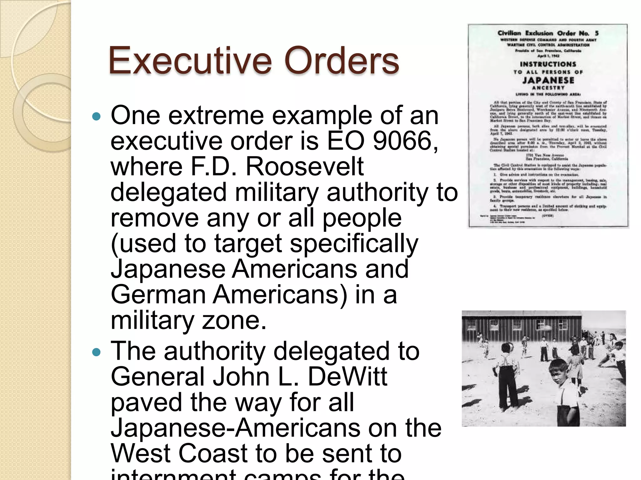 Presidency key terms | PPTX