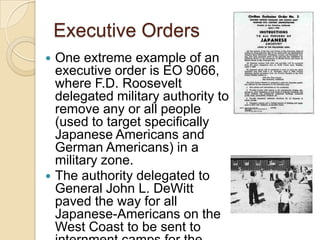 Presidency key terms | PPTX