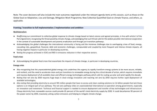 COP27: Draft outcome and decision paper | PPT