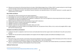 COP27: Draft outcome and decision paper | PPT