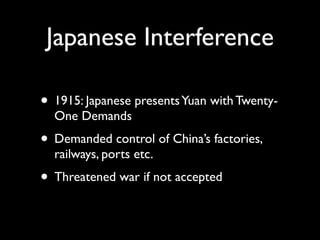 Presidency of Yuan Shikai | PPT