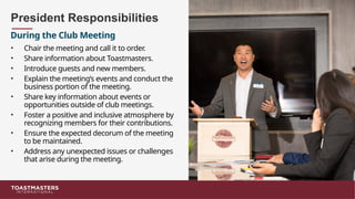 President Training for Toastmasters .pptx