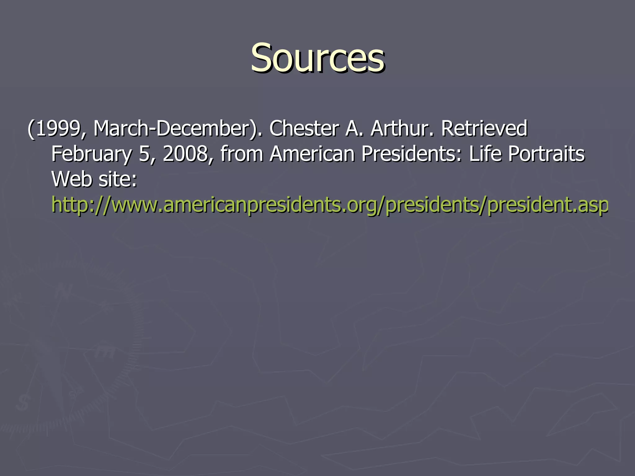 President Arthur | PPT