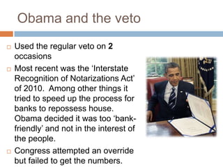President and power of veto | PPTX