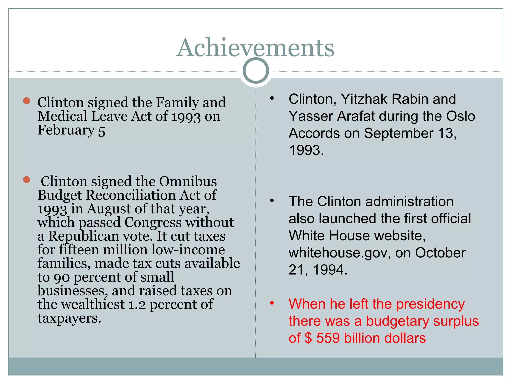 President bill clinton life and cv | PPT | Civic affairs | Politics