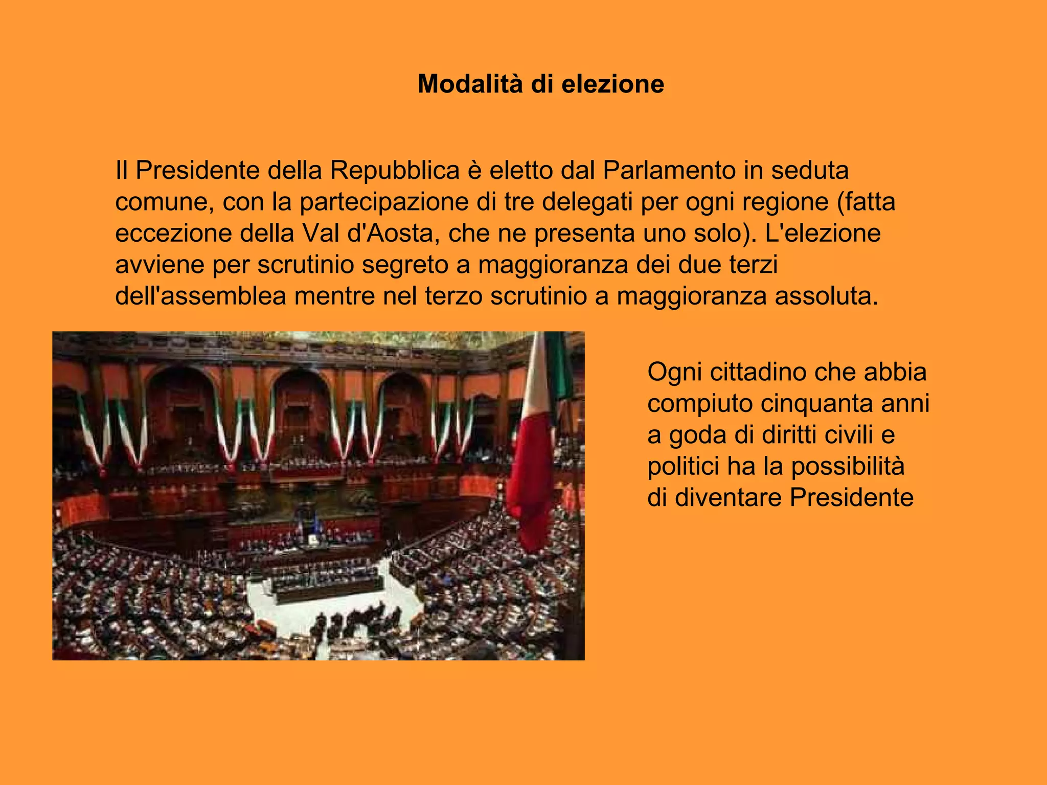 Presidente Repubblica | PPT