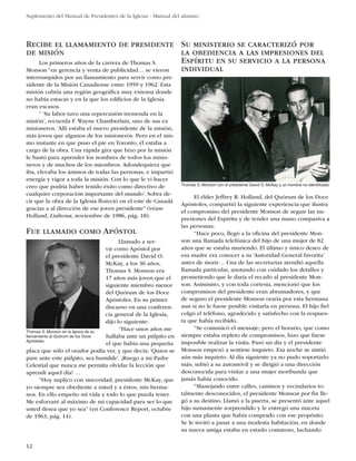 Biografía del Pte Thomas S. Monson | PDF