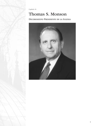 Biografía del Pte Thomas S. Monson | PDF