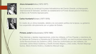 Presidentes de la Republica de El Salvador | PPTX