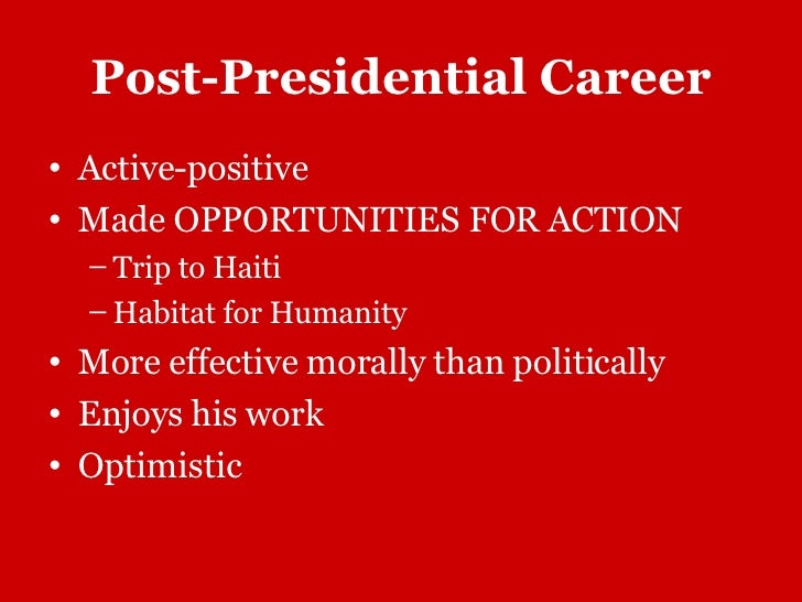 Presidential Character Jimmy Carter