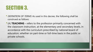 Presidential decree-no-1006 | PPTX